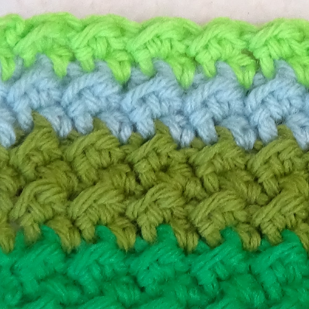 Crunch Stitch Pattern - Twisted Yarns - Crochet